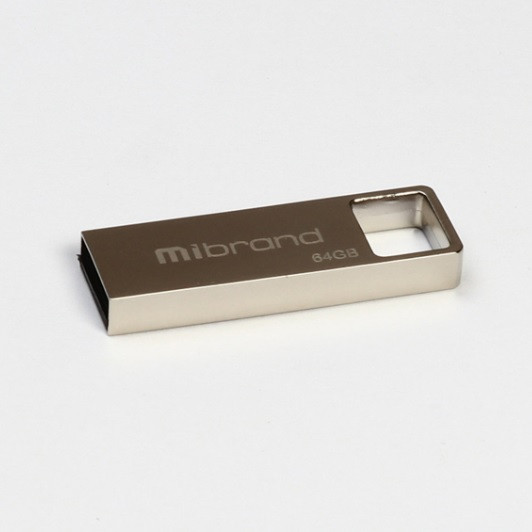 Флеш-накопитель Mibrand Shark, USB 2.0, 64GB, Metal Design, Blister (ID ...