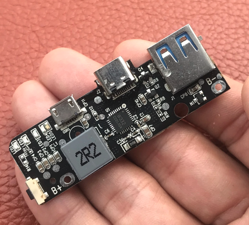 Плата павербанка QC Powerbank W332 ШВИДКА ЗАРЯДКА USB type C 5,9,12V ...