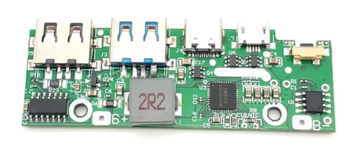 Плата павербанка QC Powerbank SW6124 ШВИДКА ЗАРЯДКА 2 USB type-C 5,9 ...