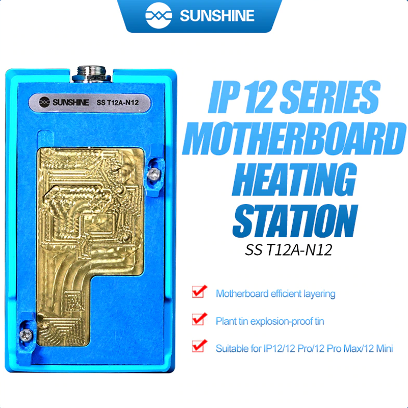 Нижній Підігрів Sunshine SS-T12A-N12 для IPhone 12 Mini / 12/12 Pro ...