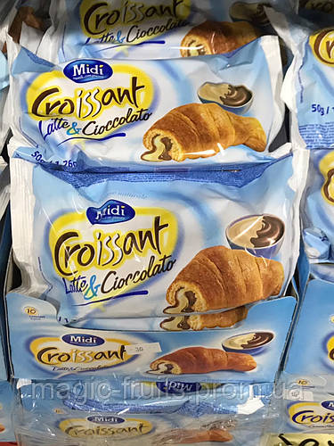 Купить Круасан з начинкою із заварного крему та шоколаду Midi Snack ...