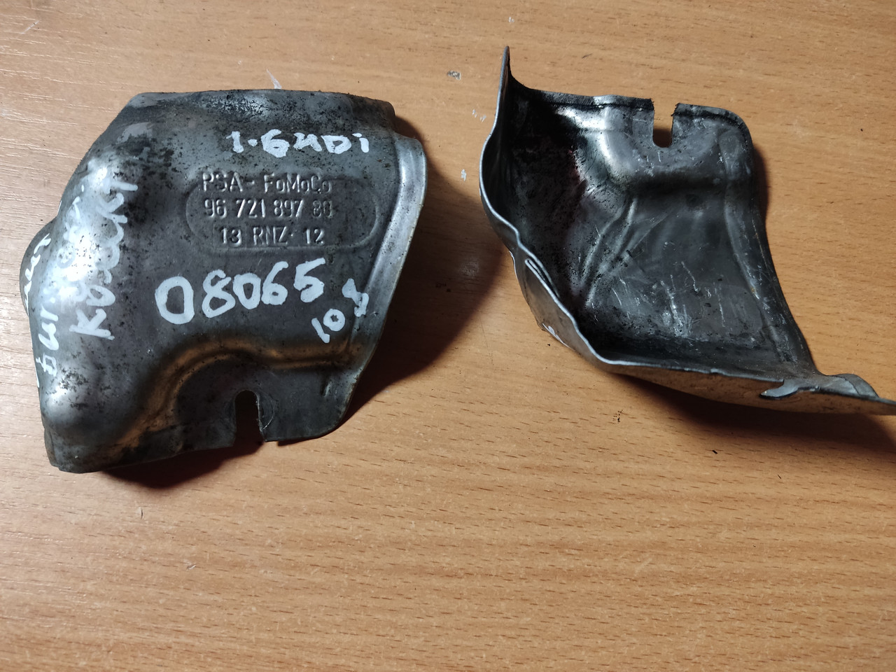 Защита випускного колектора Peugeot Citroen 1.6 HDi 9672189780 08065 ...