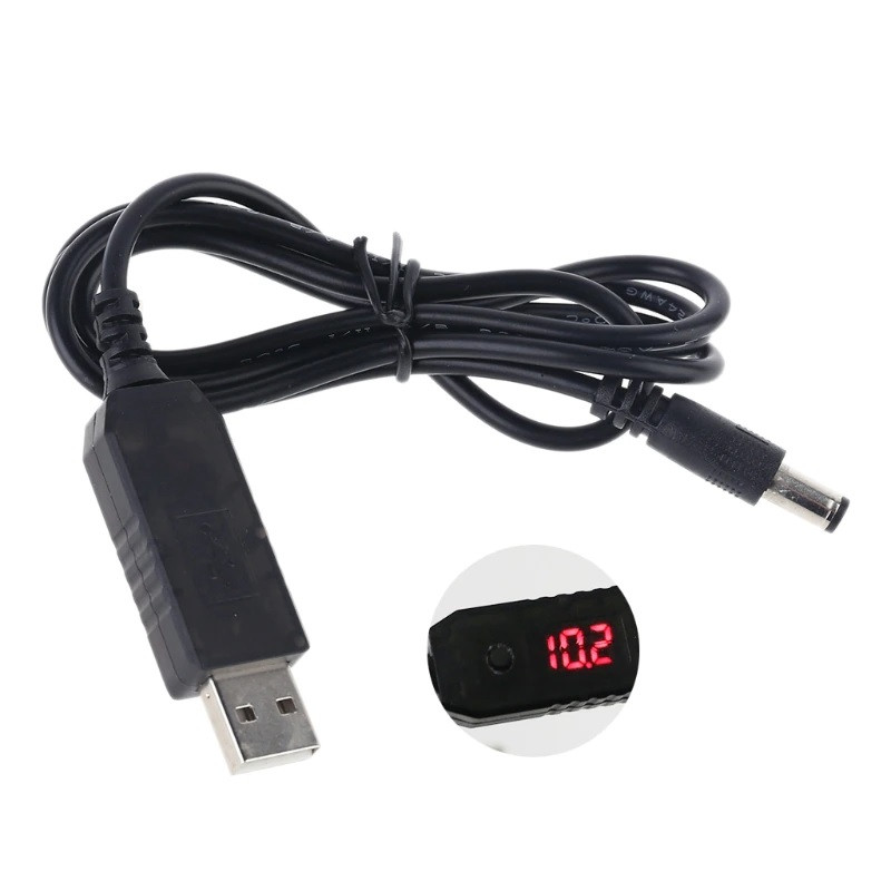 USB Преобразователь Напряжения DC от 4.8 до 12.8 Вольта с Экраном для ...
