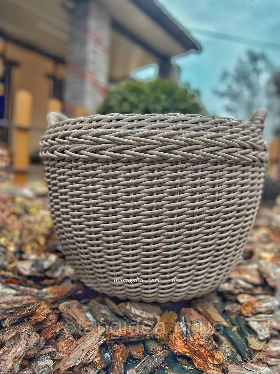 Кашпо зі штучного ротанга, об'єм 42 літри (ID#1706778775), цена: 1650 ...