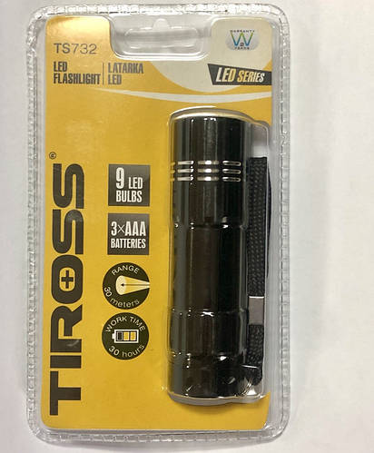 Купить Фонарь ручной TIROSS TS-732, цена 162 ₴ — Prom.ua (ID#1722376320)