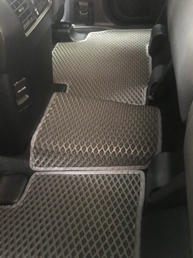 Toyota Prado 150 2013-2022 Коврики EVA (черные) 7 Местный AUC Резиновые ...