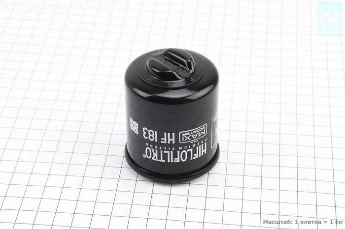 Фильтр масляный HF183 (52*65mm) APRILIA Atlantic 125/200/250 i/300 i ...