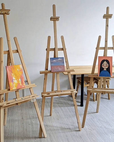 Мольберт для малювання з підставкою для стаканчиків, ціна 740 грн ...