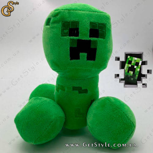 Купити М'яка іграшка Крипер Minecraft Creeper Toy 22 см, ціна 310 ...