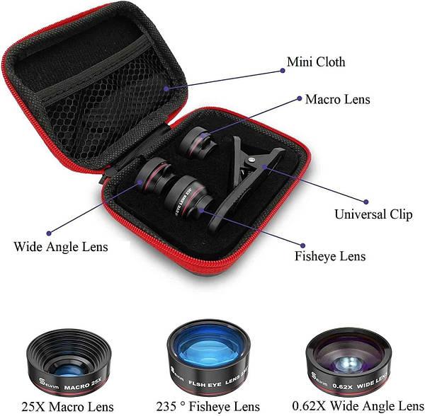 Купити Комплект Selvim 3 в 1 для об'єктива камери телефона, ціна 1000 ...