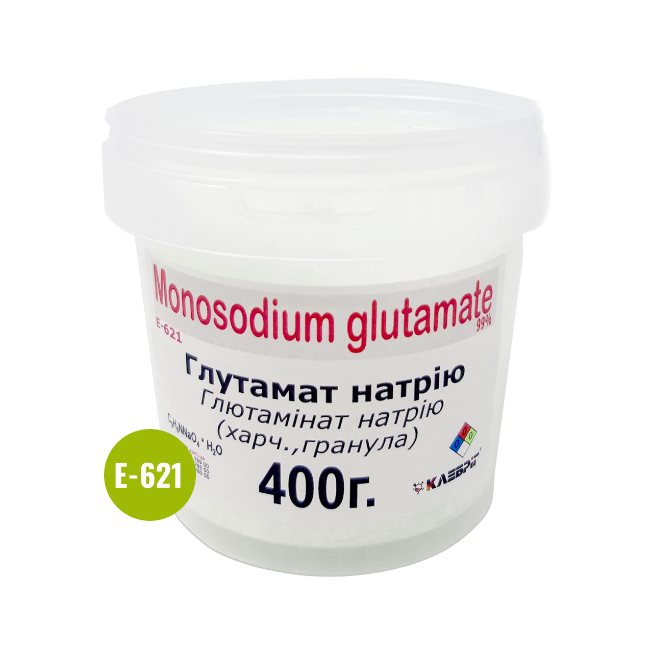 Глутамат натрия Klebrig 400г (гранула), Пищевая добавка E-621, цена 72 ...