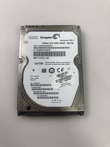 Жорсткий диск 500GB Seagate ST9500420AS (ID#1447650166), цена: 650 ...
