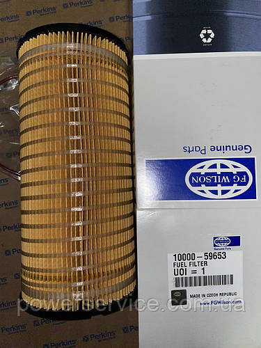 Паливний фільтр 10000-59653,CH10931 Perkins,Перкінс (ID#1723759574 ...