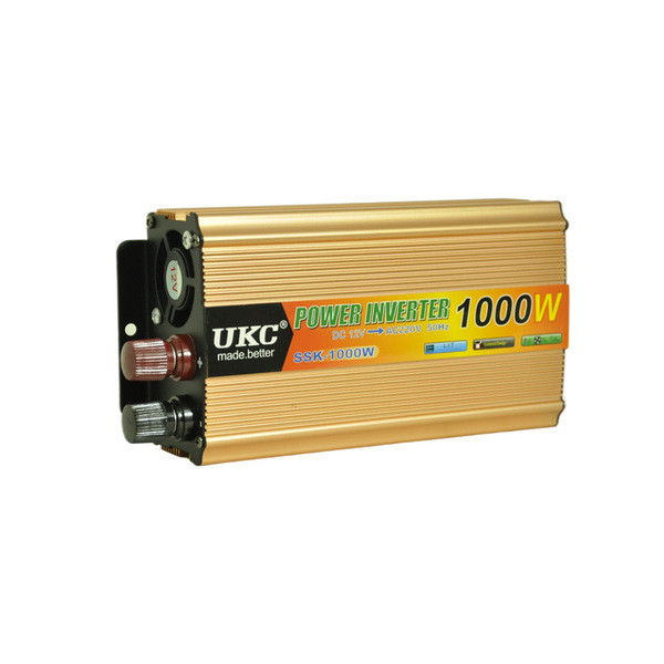 Преобразователь Напряжения Автомобильный Инвертор UKC SSK 1000W AC/DC 12V-220V (М950034 ...