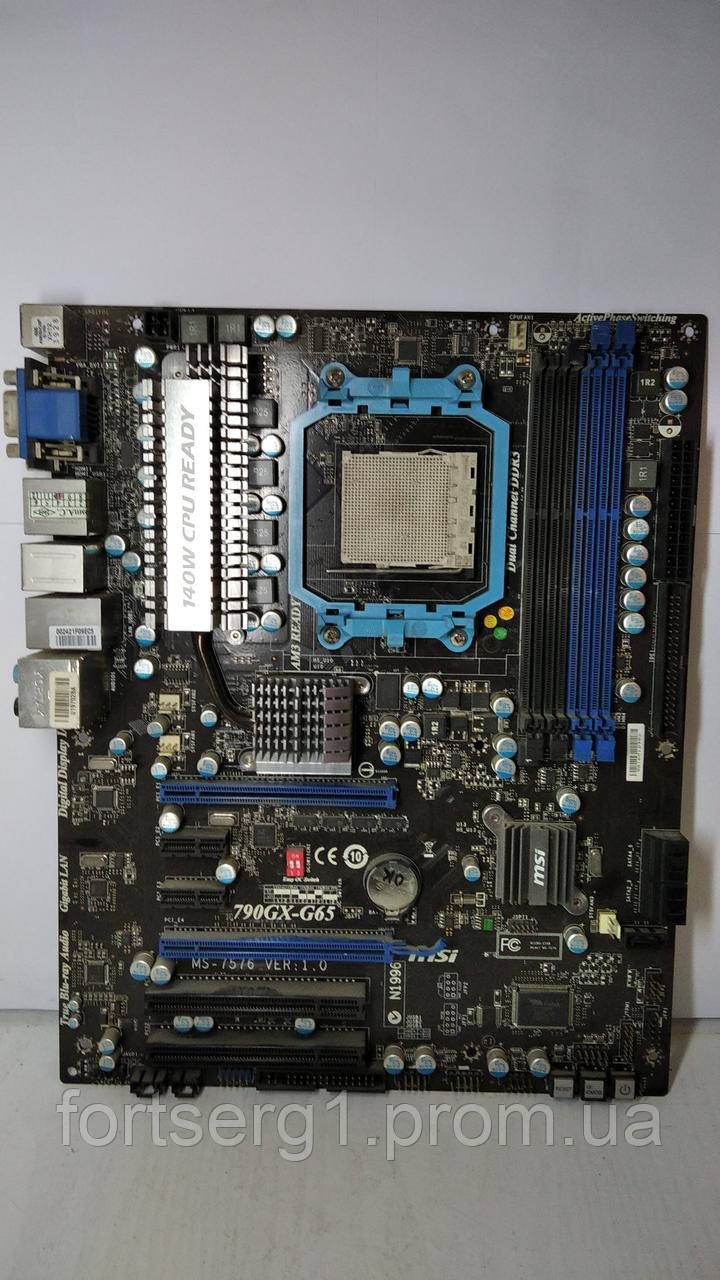 Материнская Плата MSI 790GX-G65 (AM3) не Рабочая — Купить Недорого на ...