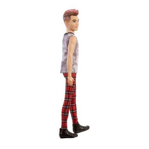 Лялька Кен Barbie Ken Fashionistas Doll #176 Модник у картатих штанях ...