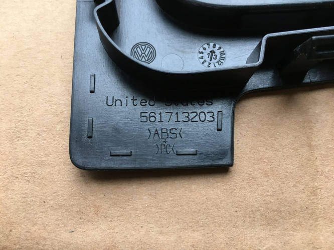 Купити Рамка куліси АКПП чорна матова VW Passat b7 USA оригінал ...