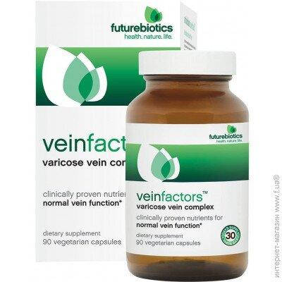 FutureBiotics VeinFactors противоварикозный комплекс. 90 капсул (ID ...