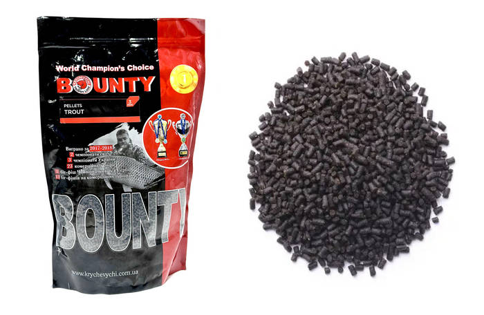 Пеллетс троут для теплой воды 0,8 кг 3мм Bounty (ID#1682117436), цена: 115 ₴, купить на Prom.ua