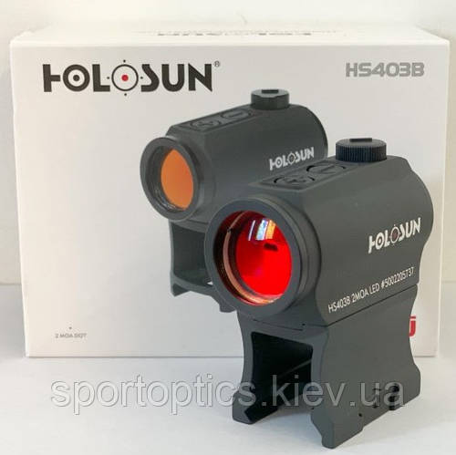 Купить Коллиматорный прицел HOLOSUN HS403B (2 MOA, Red Dot, Weaver ...
