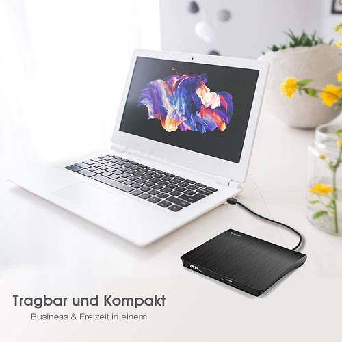 Зовнішній DVD-привод USB 3.0 CD ROM для ноутбука ПК, ціна 680 грн ...