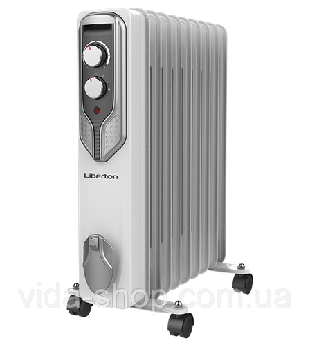 Масляный обогреватель 9 секций 2000 Вт Liberton LOH-2604 - Vida-Shop ...