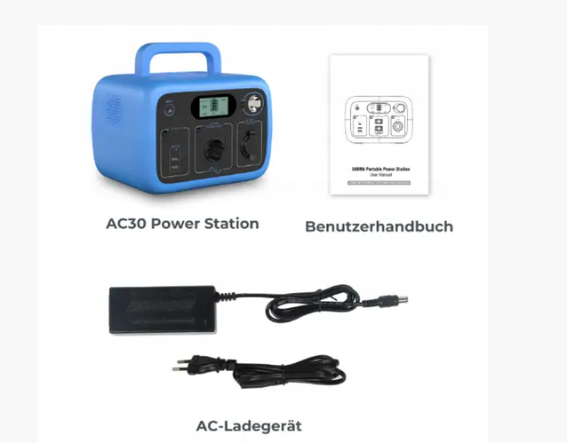 Портативна зарядна електростанція Powerbank PowerOak AC30 BLUETI, 300 ...