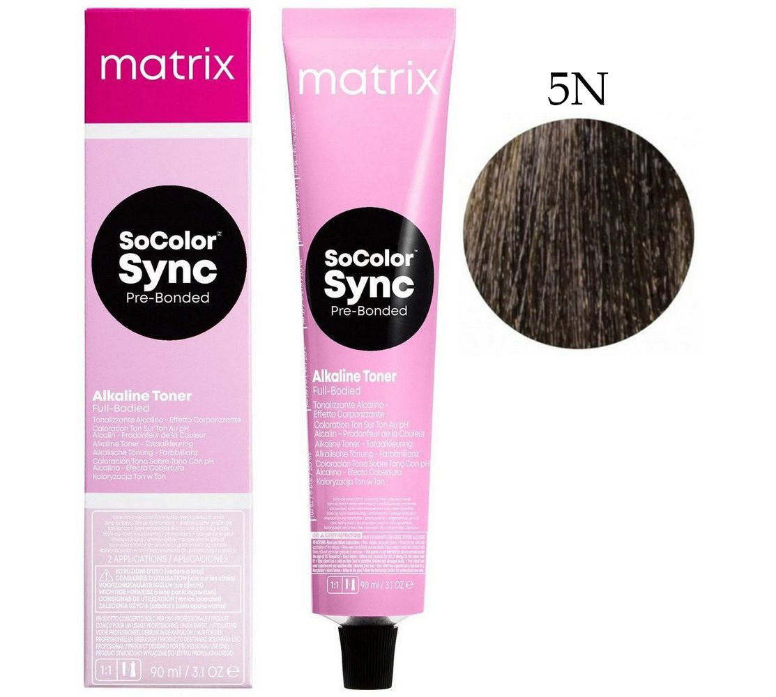 Купити Крем-фарба без аміаку Matrix Color Sync №5N Світлий шатен 90 мл ...