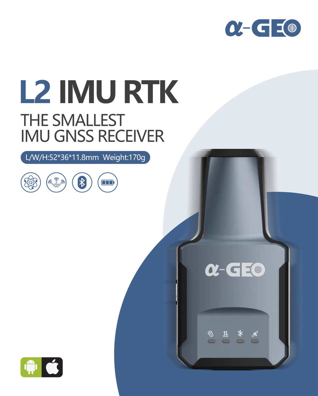 GNSS приймач Alpha Geo L2, ціна 80000 грн — Prom.ua (ID#1724464872)