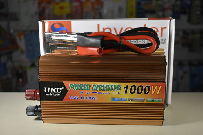 Купить Инвертор(преобразователь)напряжения UKC-1000 (600Вт), 12/220V, approximated, цена 1200 ...