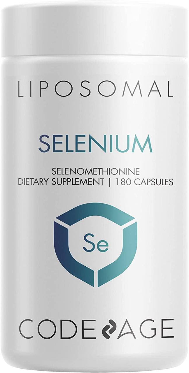 CodeAge Liposomal Selenium / Селенометіонін (Селен) ліпосомальний 180 капсул: купити БАДи, ціна ...
