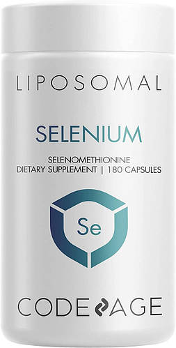 Купити CodeAge Liposomal Selenium / Селенометіонін (Селен) ліпосомальний 180 капсул, ціна 1053 ...