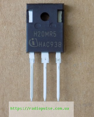IGBT-транзистор H20MR5 оригінал ( IHW20N120R5 , FGA20S120M , 20N120IHR ...