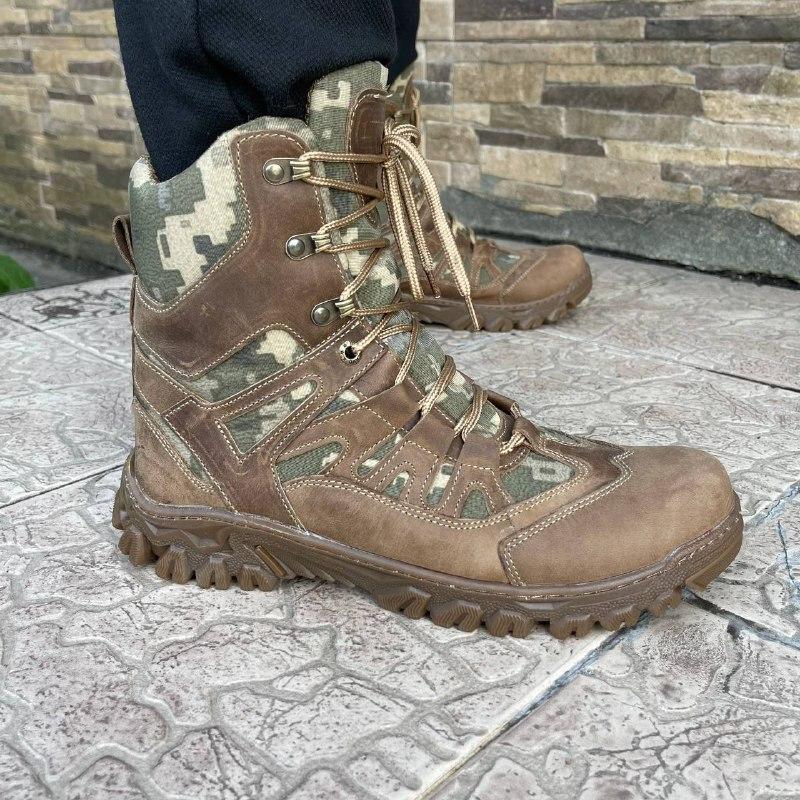 Ботинки Тактические ВСУ 6556 40 Р 26 См Коричневые — Купить Недорого на ...