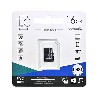 Карта Памяти Micro SD 16Gb Class 10 UHS-1 T&G (б/ад) — Купить Недорого ...
