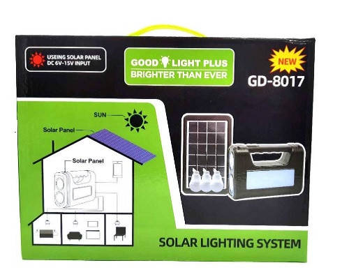 Уличный фонарь с зарядом от солнечной батареи GDPLUS GD-8017, цена 1999 грн — Prom.ua (ID ...