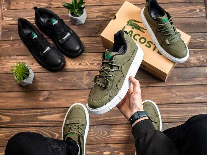 Кеди Lacoste Street Style Khaki, ціна: 1234 ₴, купити на Prom.ua