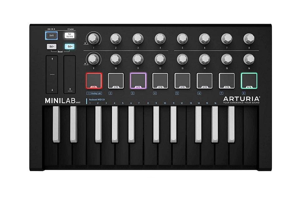 ARTURIA MiniLab MKII Inverted MIDI Клавіатура 25 Дин. Клавіш — Купить ...