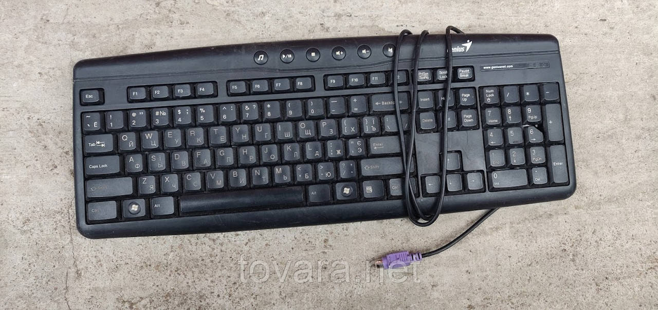 Мультимедийная брендовая клавиатура Genius KB-202 GK-100007 PS/2 ...