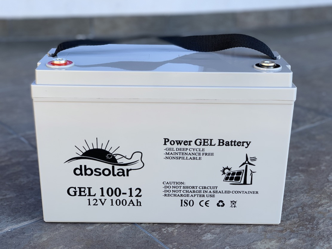 Купить Аккумулятор гелевый 100Ah 12V, Мощный гелевый аккумулятор 100А ...