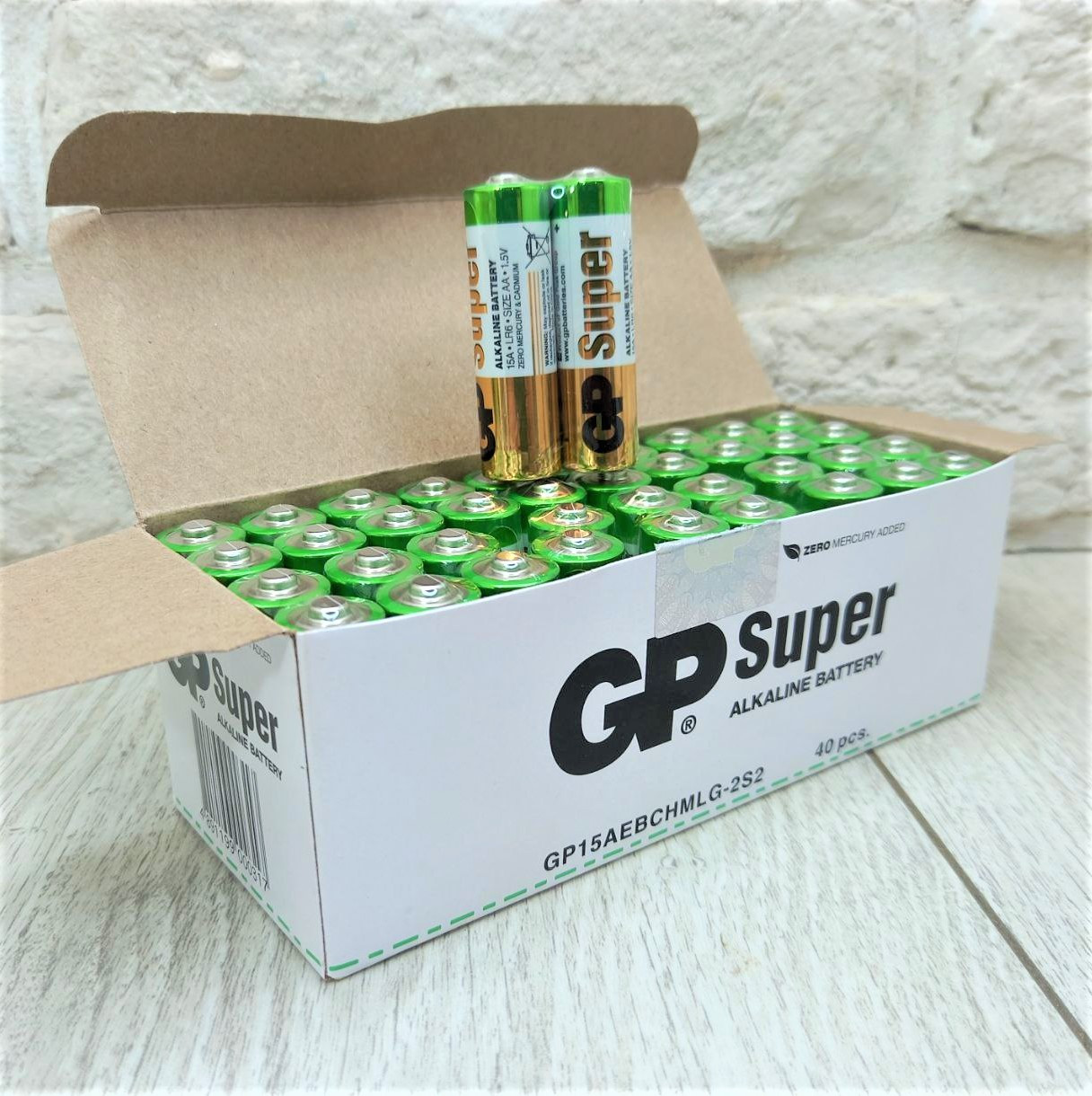 Батарейки Super Alkaline GP AA/LR06 1.5V Уп/40штук — Купить Недорого на ...