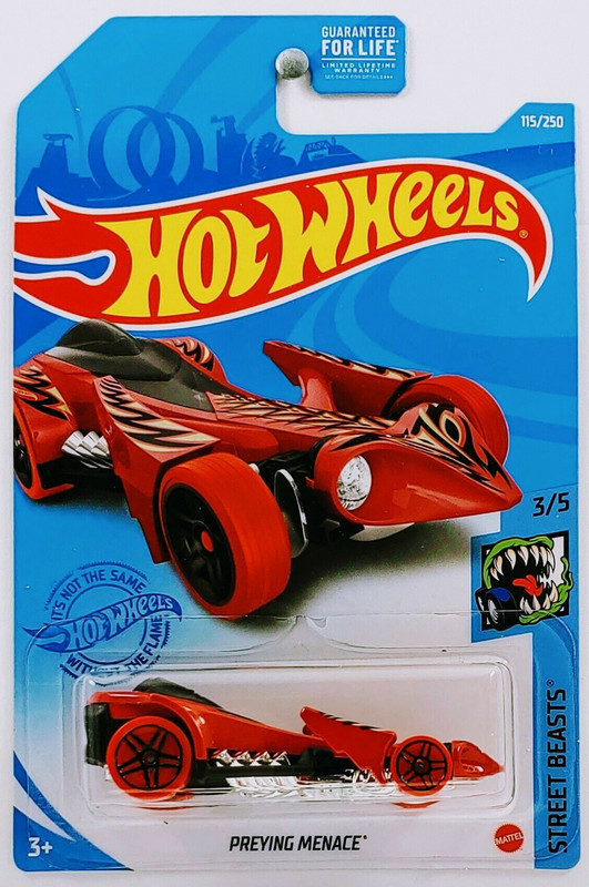 Машинка Hot Wheels - Preying Menace - 2021 Street Beasts (#115) - GTC35 — в Категории ...