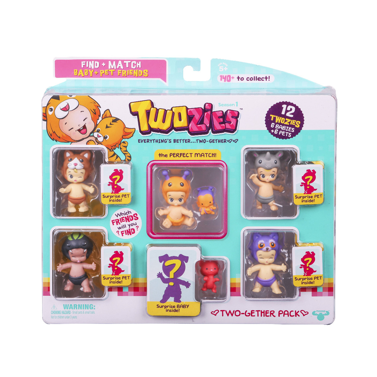Купить Набір фігурок TWOZIES S1 - 12 КУМЕДНИХ МАЛЮКІВ (6 малюків, 6 ...