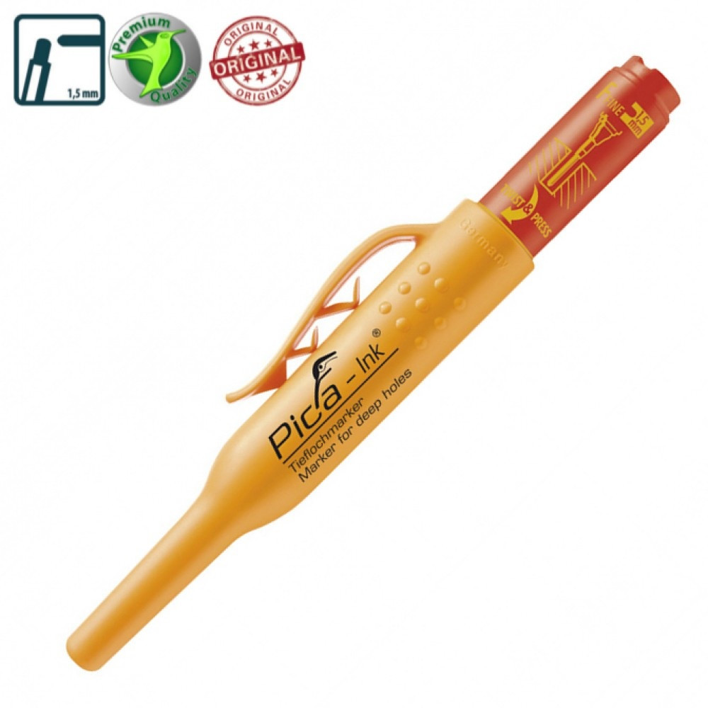 Купити Маркер PICA (піка) Ink Deep Hole Marker перманентний червоний 1 ...