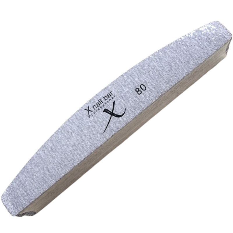Одноразовий змінний файл 80 грит X Nail Bar на м'якій основі, для ...