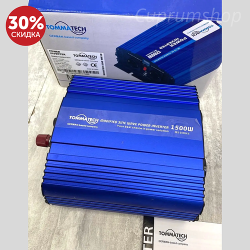 Перетворювач напруги інвертор TommaTech MS-1500W 12B Інвертор 12 V 220 ...