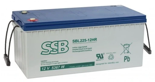 Купить Аккумулятор гелевой SSB SBL 225-12HR 12V 200Ah GEL + AGM, цена 24496 грн — Prom.ua (ID ...