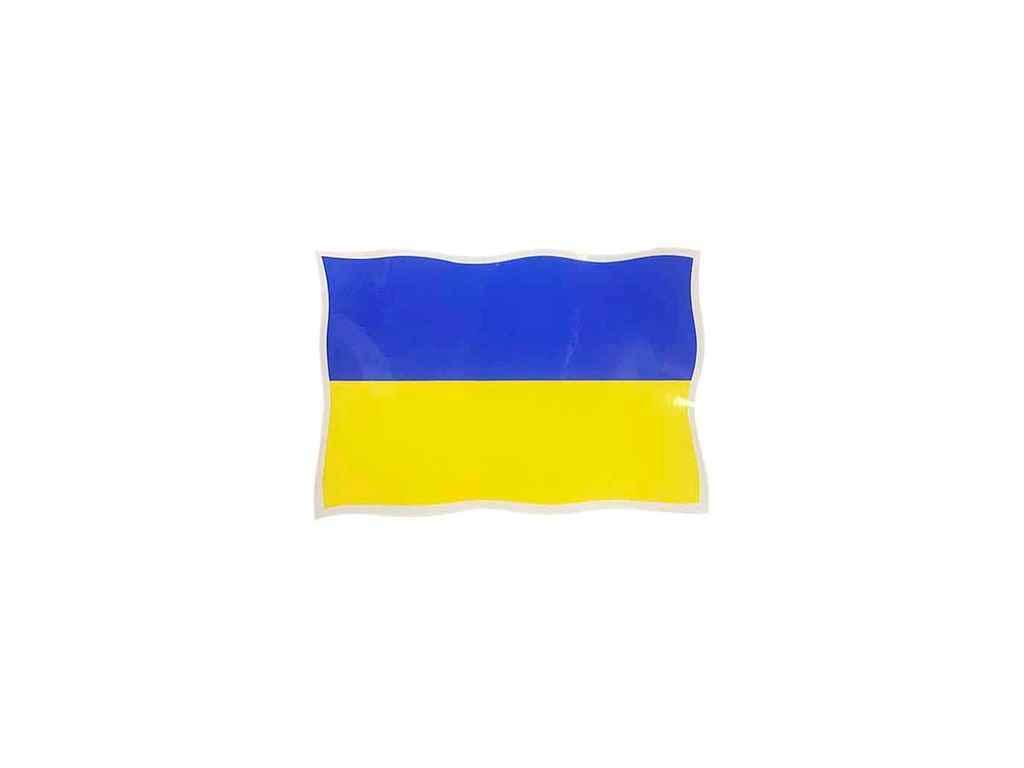 Наліпка Прапор України 10см 7см 10шт уп ТМ УКРАЇНА Id 2423316475