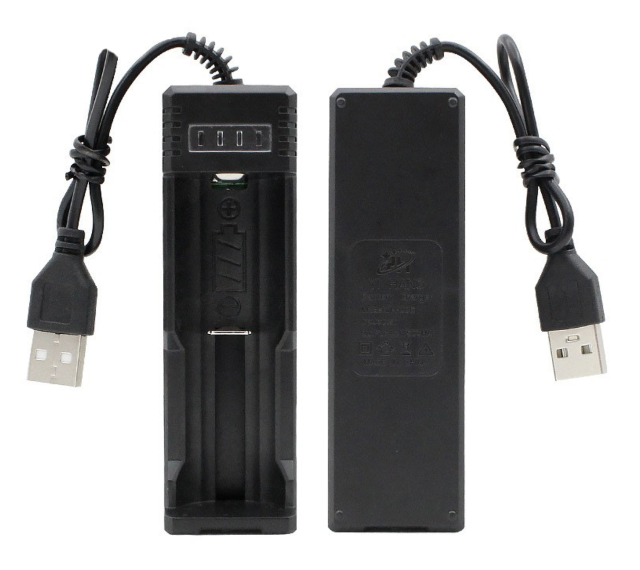 USB Зарядное Устройство 1 Слот, для Аккумуляторов 18650, 26650, 14500 и ...