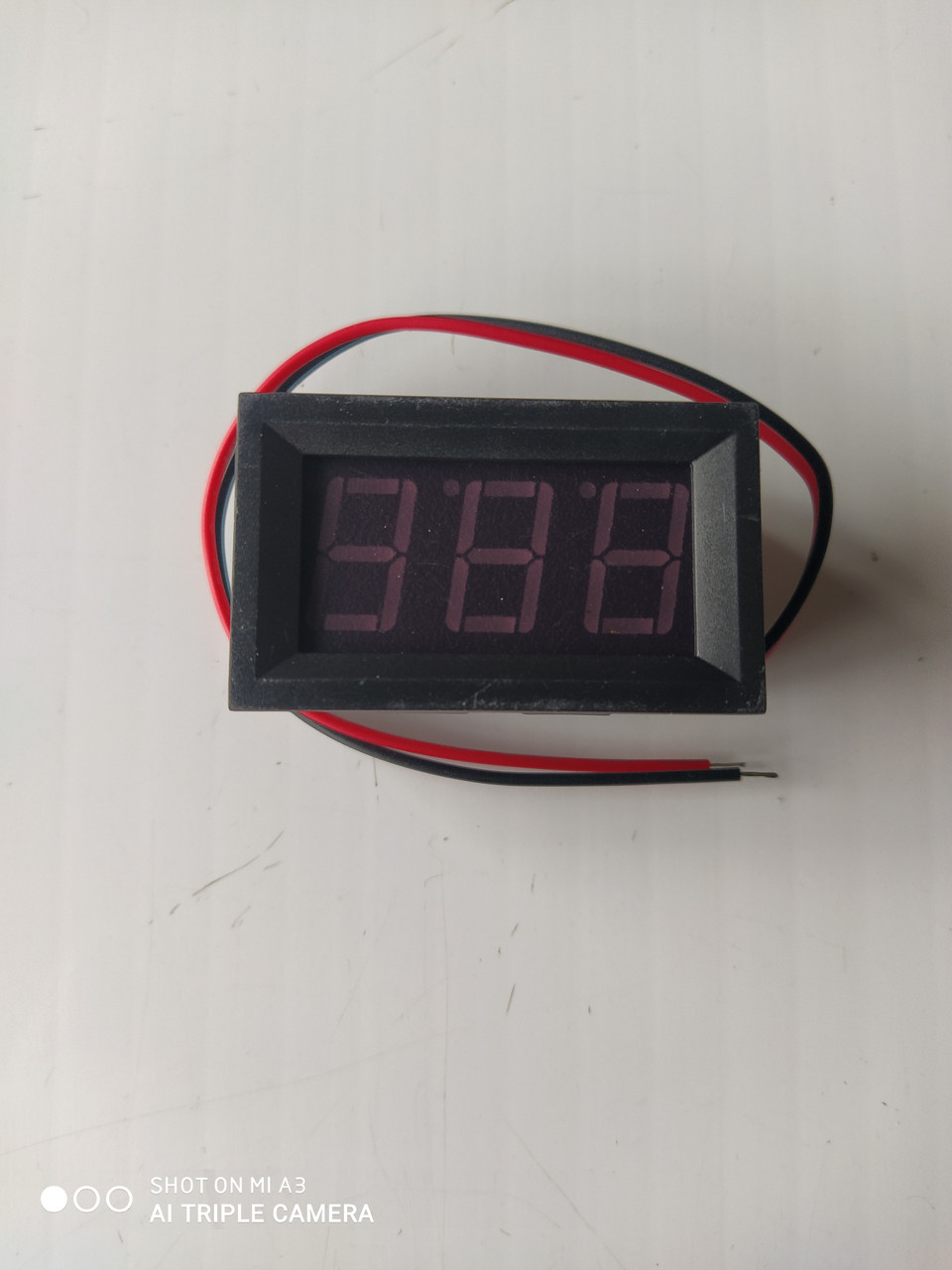 Купить Вольтметр цифровой 12В врезной (25*44мм), цена 140 ₴ — Prom.ua ...